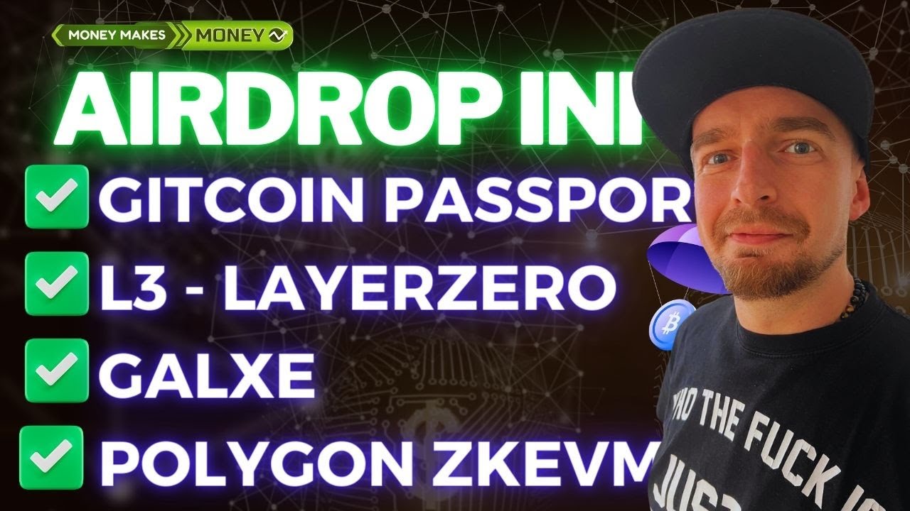 AIRDROP INFO GitCoin Passport - Kampania Galxe + Layer3 - LayerZero + Polygon zkEVM - YouTube