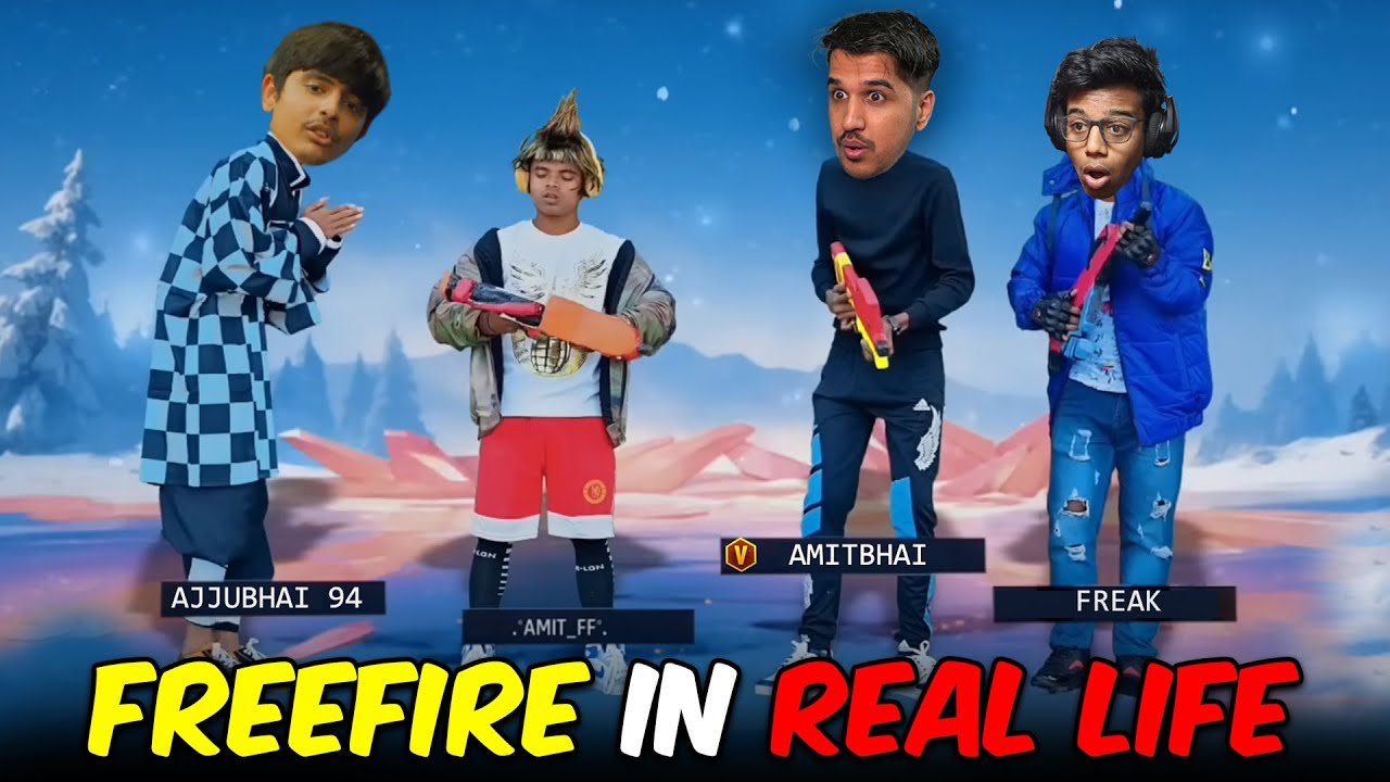 FREE FIRE IN REAL LIFE 😳 - YouTube