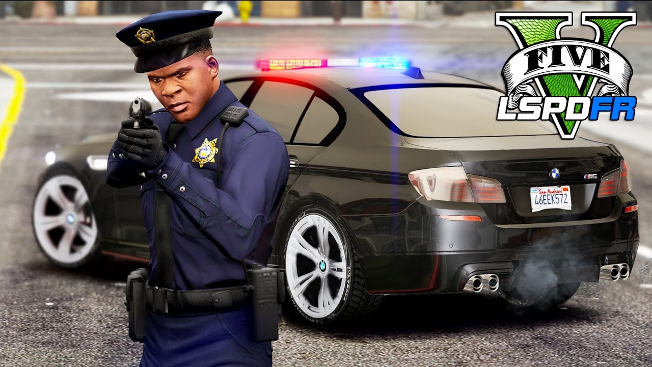 GTA 5 - LSPDFR Ep272 - BMW M5 Franklin Patrol!! - YouTube