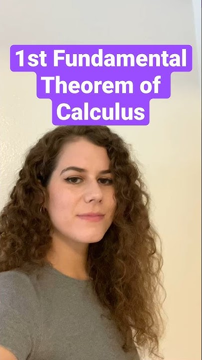1st Fundamental Theorem of Calculus | AP Calculus | Calculus 1 #shorts - YouTube
