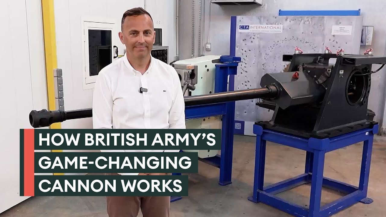 Why British Army's new CT40 cannon is so advanced - YouTube