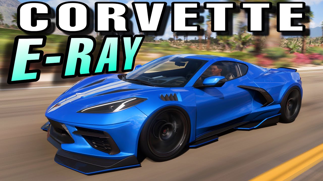 FORZA HORIZON 5 - CORVETTE E-RAY DRAG TUNE - YouTube