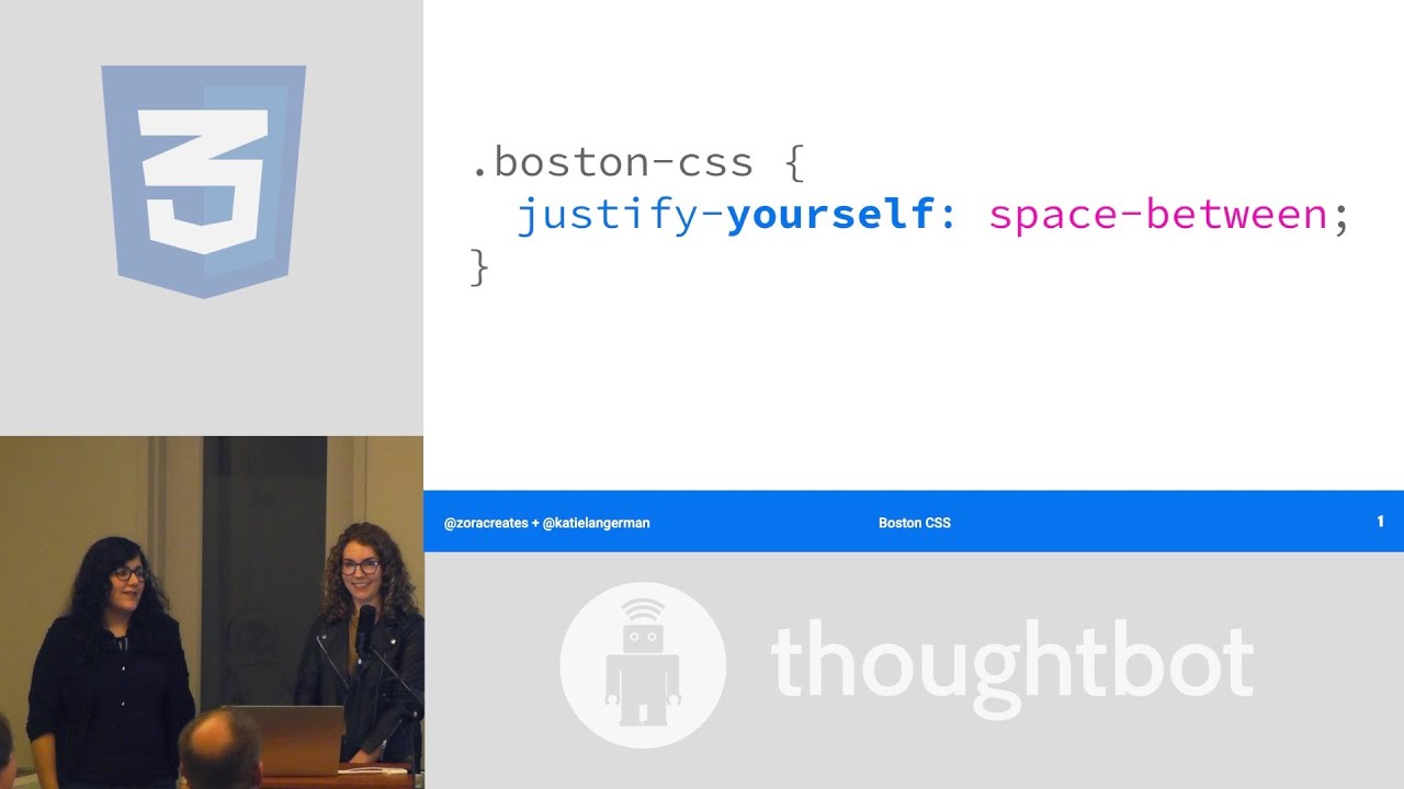 justify-yourself: space-between - YouTube