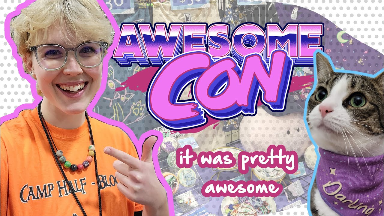 Awesome Con 2024 was well...Awesome | Artist Alley Vlog March 2024 ...