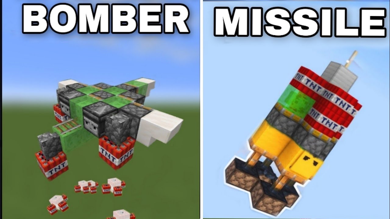 Minecraft 5 + Bomb Redstone Build & Hack! #1 - YouTube