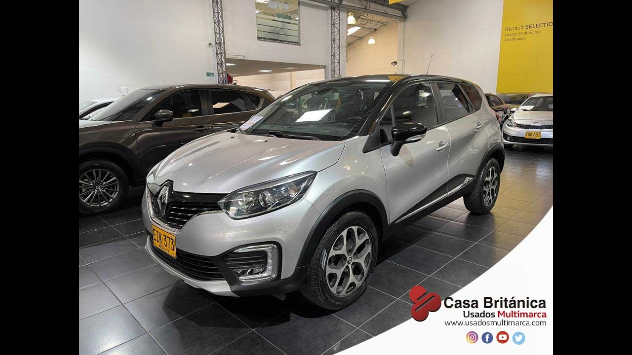 RENAULT CAPTUR INTENS AUTOMATICO 4X2 GASOLINA 1998 2018 GRIS ESTRELLA ...