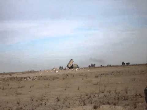 MLRS Multiple Launch Rocket System Firing in Iraq 2005 - YouTube