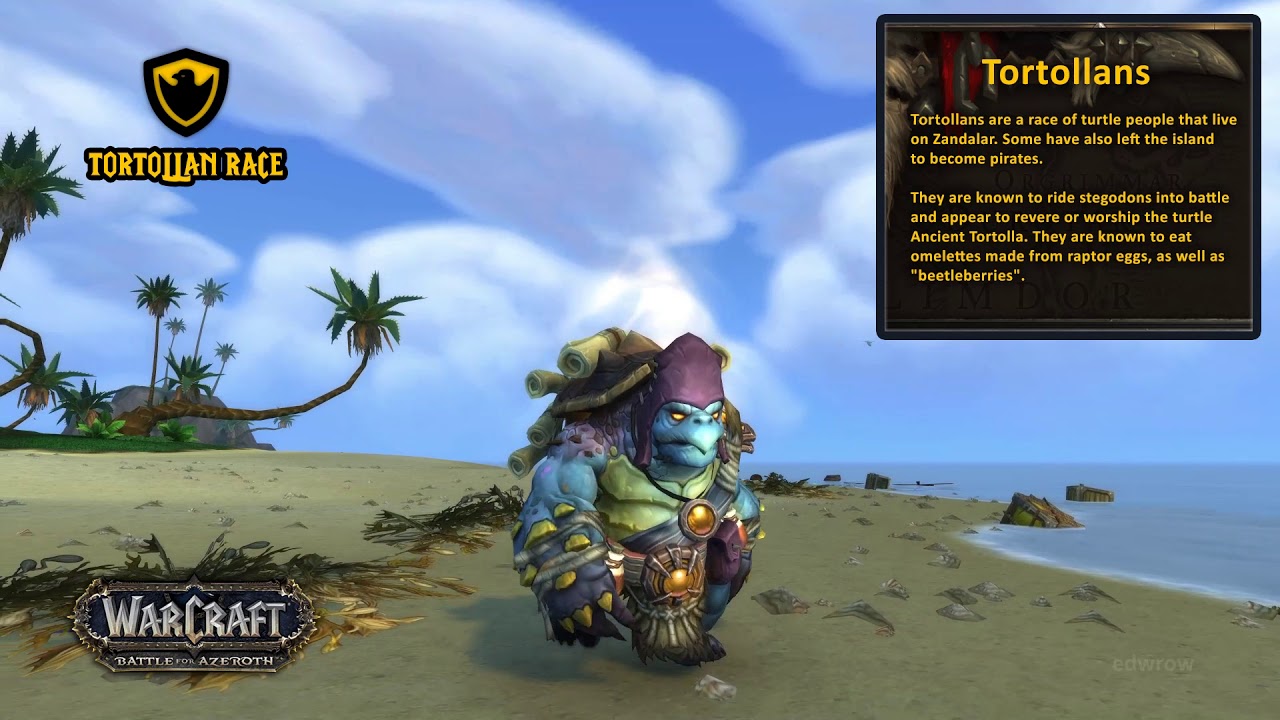 Tortollan Race & Frog Mount | Battle for Azeroth - YouTube