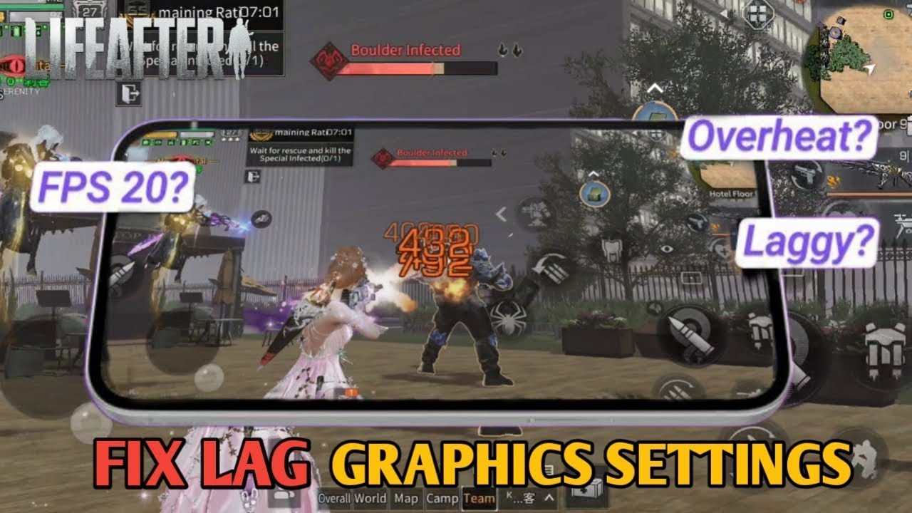 The Best Graphics Settings To FIX LAG and FPS drop in LIFEAFTER - YouTube