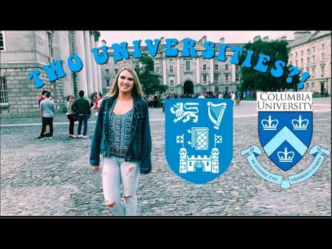 I Got into the Dual BA Program between Columbia University and Trinity College Dublin ♡ - YouTube