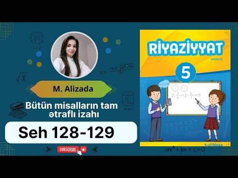 5ci sinif Riyaziyyat seh 128-129