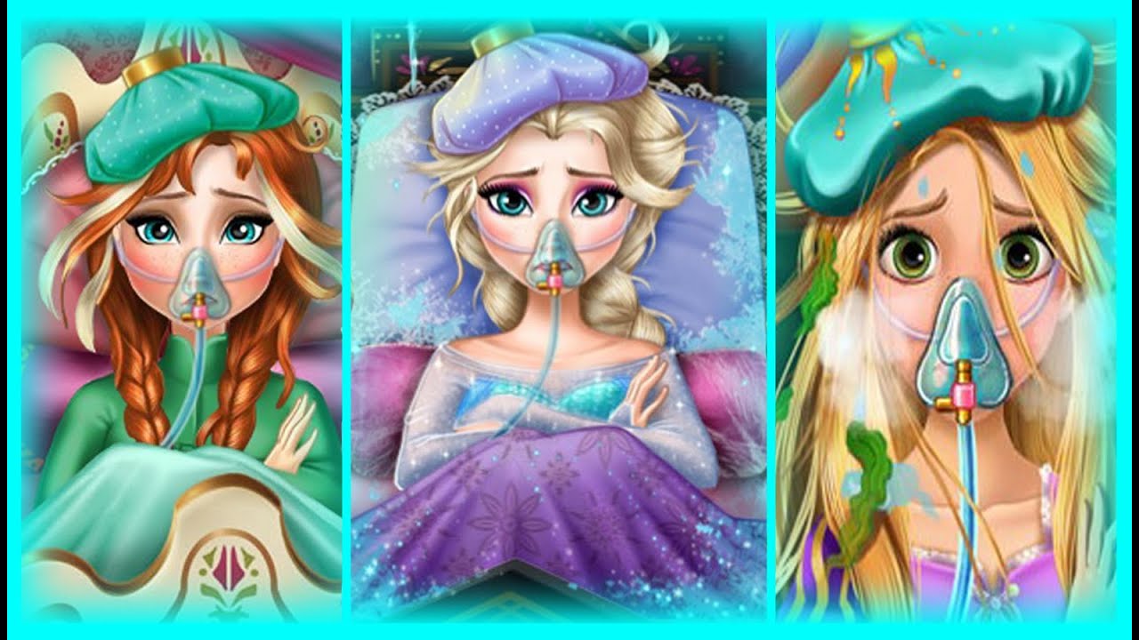 Disney Frozen & Tangled - Disney Princess Elsa,Anna and Rapunzel Flu ...