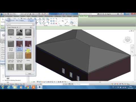 Revit Tutorials [28]: Assign Materials // Malzeme atama - YouTube