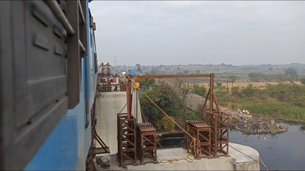 Solapur Pune Line Doubling & Electrification Updates | Foundation Work ...