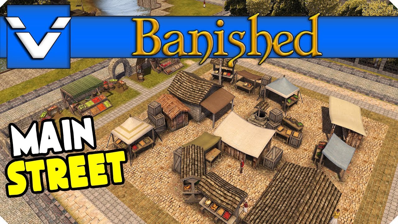 Let's Design: Banished | Main Street | Gameplay / Let's Play | Part 22 ...
