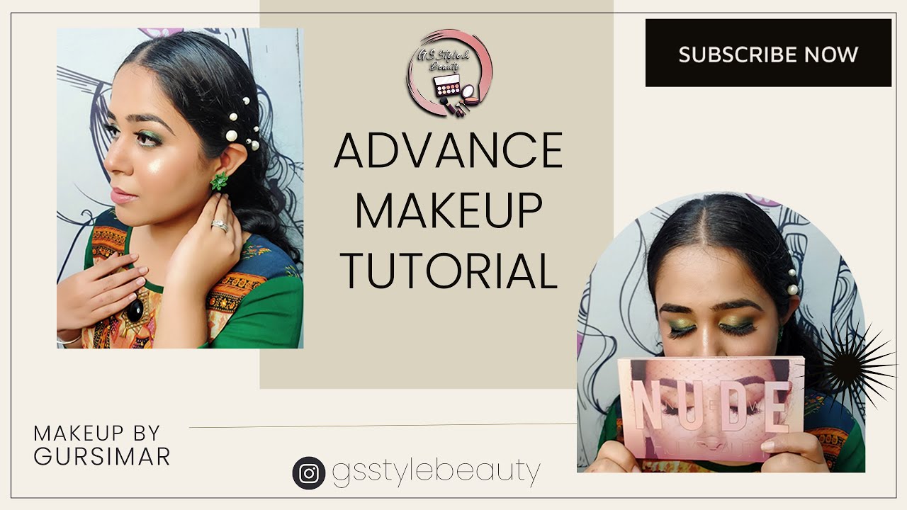 Advance Eye Makeup With Minimal Base ️Step by step full Makeup Tutorial ...