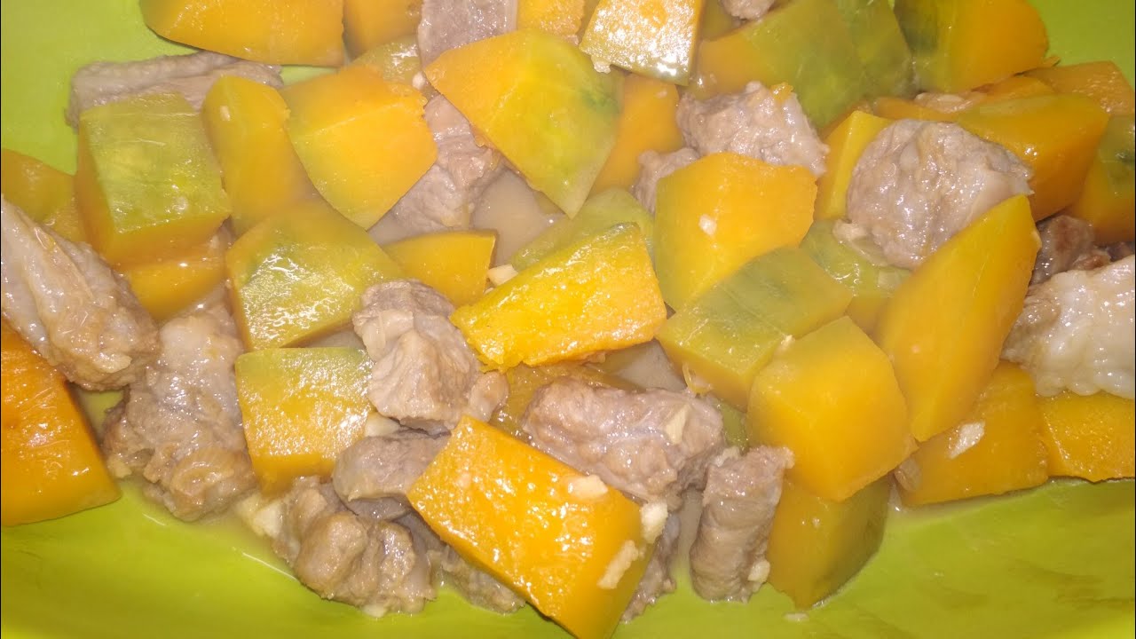 EASY KALABASA/PUMPKIN PORK RECIPE/mhaicookingvlogs - YouTube