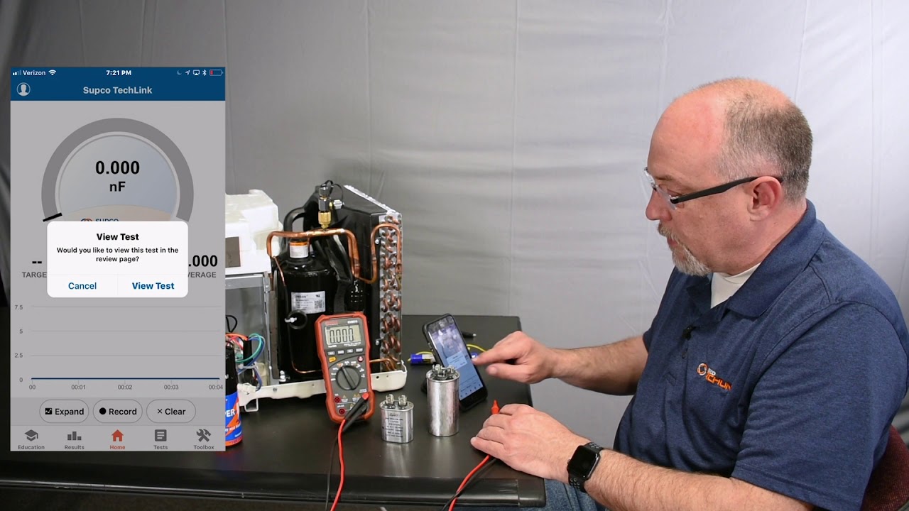 Checking Capacitors with the Supco® Techlink™ App and iDVM510 ...