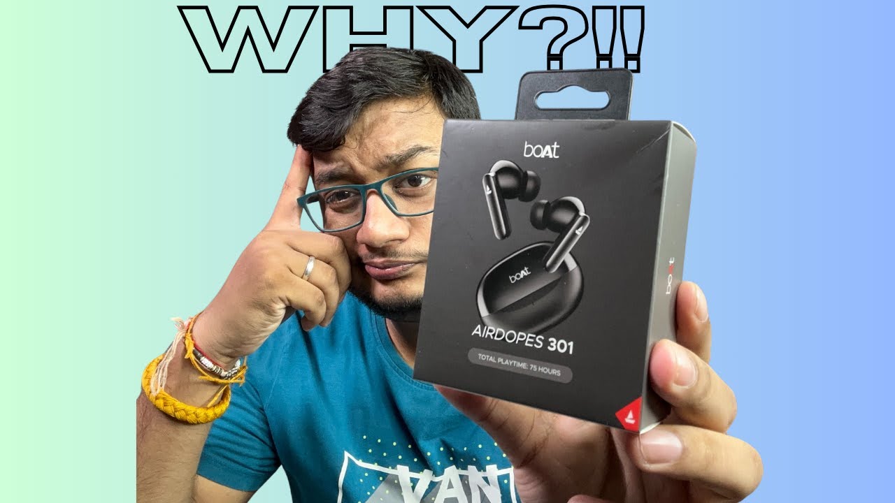 boAt airdopes 301 unboxing || 😡 Useless earbuds don't buy😡 - YouTube