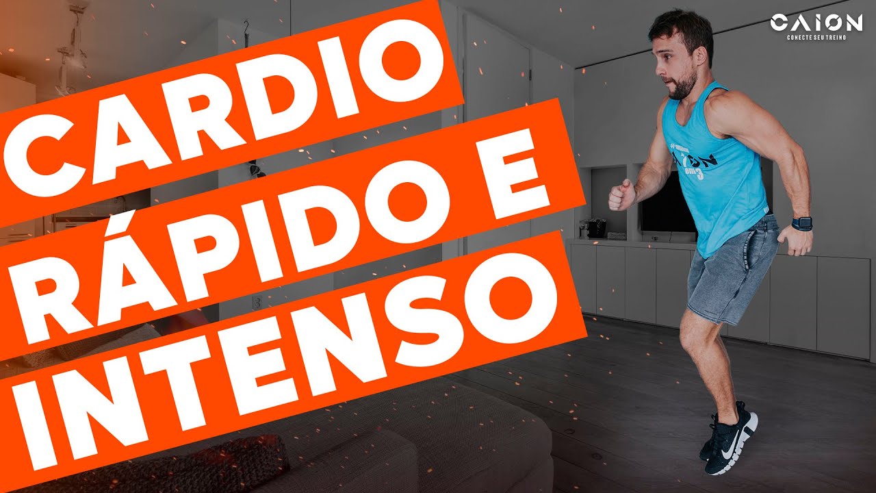 Treino de cardio rápido e intenso | Faça em lugares pequenos - YouTube