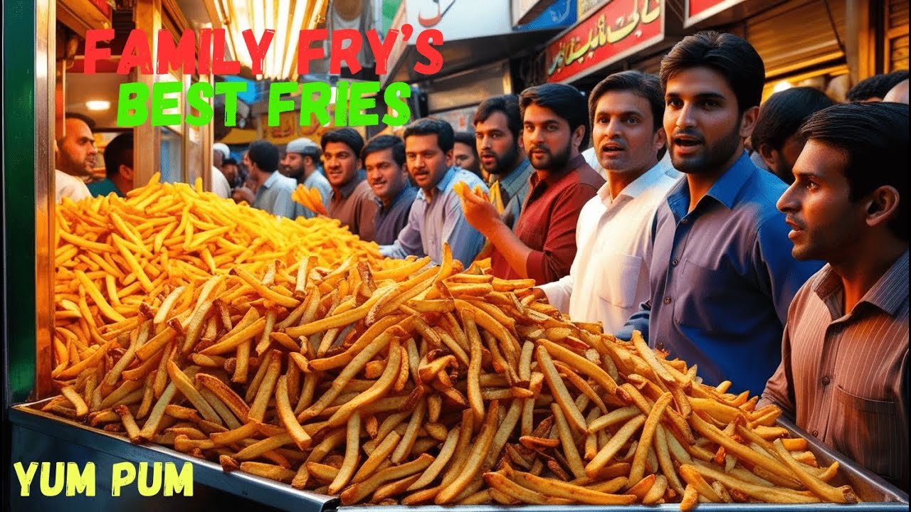 Street Food Crispy French Fries l Roadside Famous Pizza Fries Making l ...
