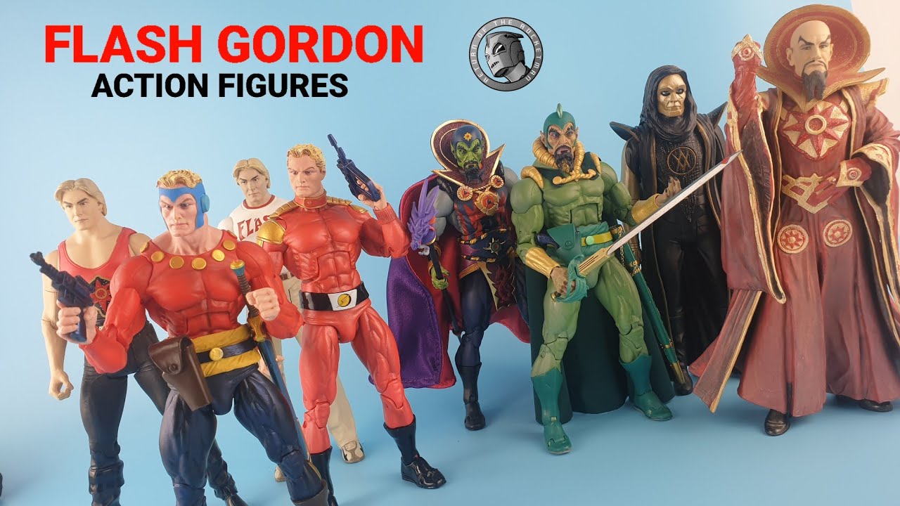 Flash Gordon action figure collection - YouTube
