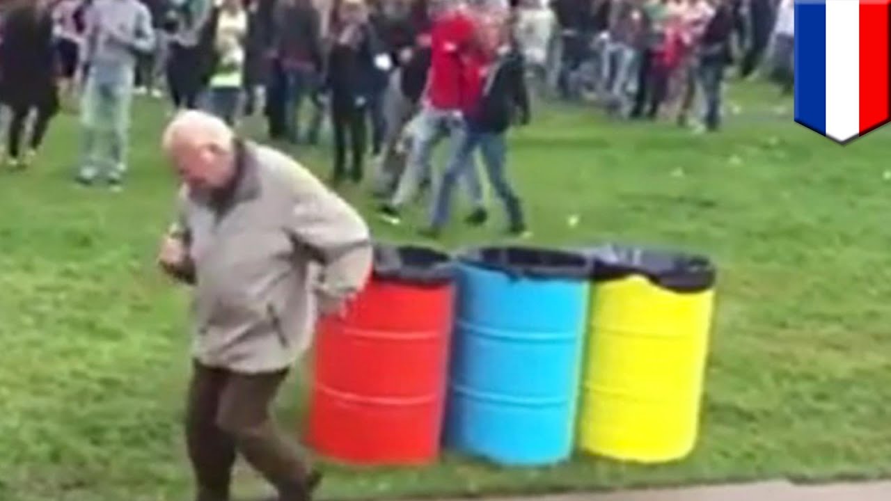 Old man dancing to techno at Edit: Johan de Vries is the 'Grandfather ...