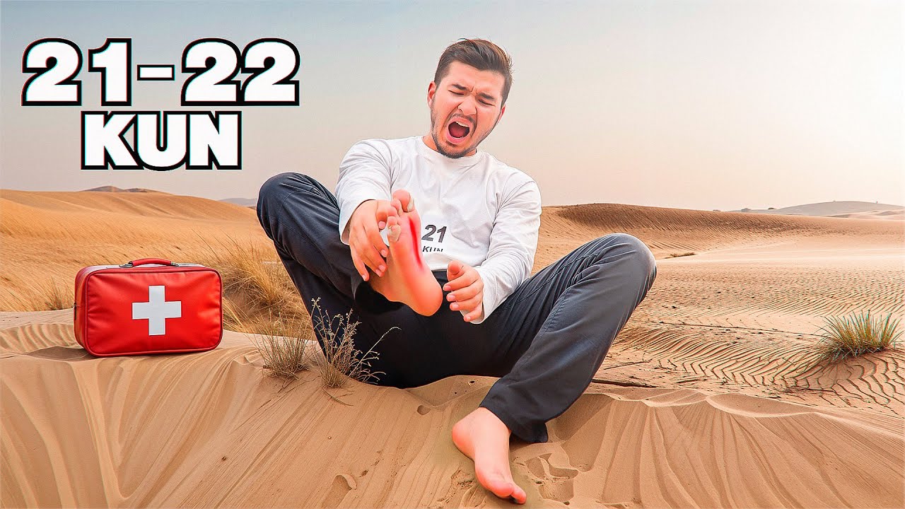 OYOG'IM YERTILIB KETGANIDAN BOSHQA YURA OLMAYMAN! 21-22 KUN - YouTube