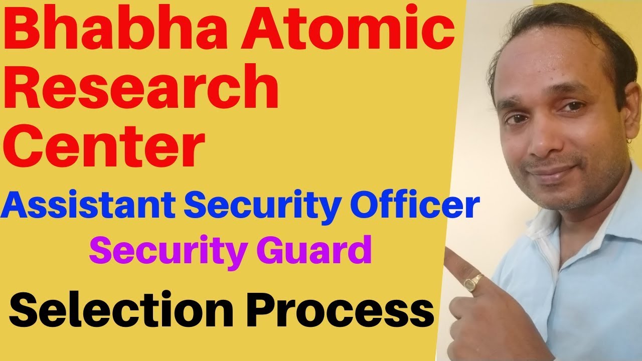 BARC Security Guard Selection Process | BARC Security Guard Syllabus ...