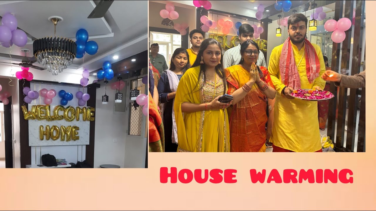 OUR GRIHA PRAVESH || HOUSE WARMING PUJA || DEEPALI - YouTube