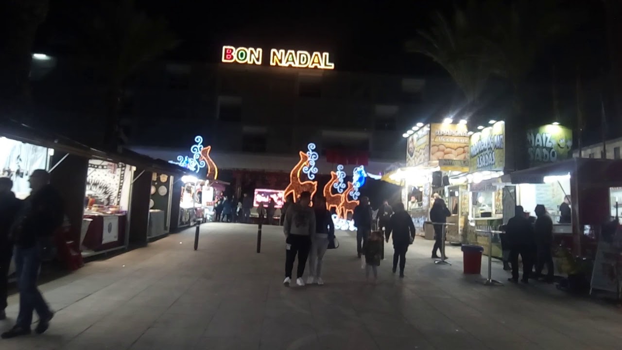 Benidorm Christmas In The Old Town Tonight (1) - YouTube