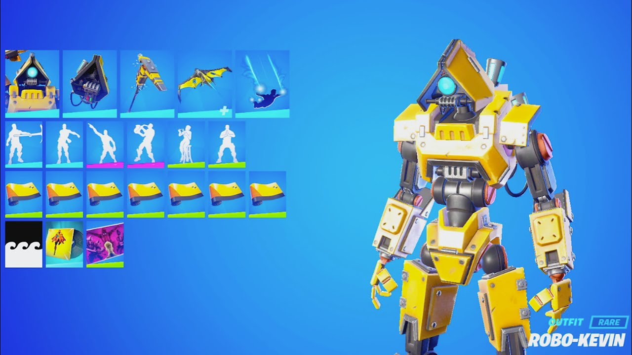 ROBO-KEVIN STW PACK Showcase in Fortnite - YouTube
