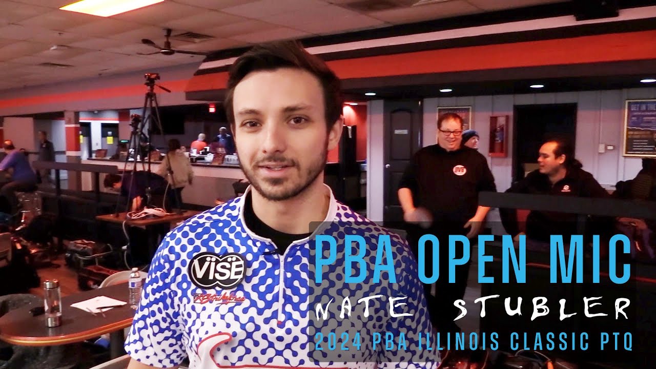PBA Open Mic | Nate Stubler wears a microphone during the 2024 PBA ...