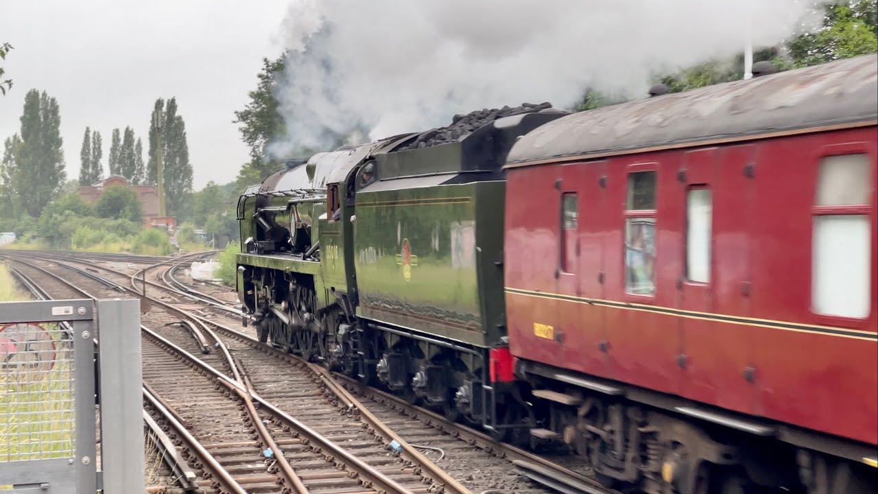 Back in Time: Passing Steam at rural Barnes Station in South West ...