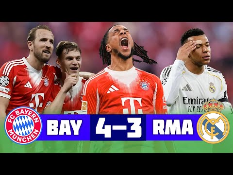 Real Madrid Destroyed By Bayern Munich (3-4) | Harry Kane & Olise Showed Level to Mbappe & Vini