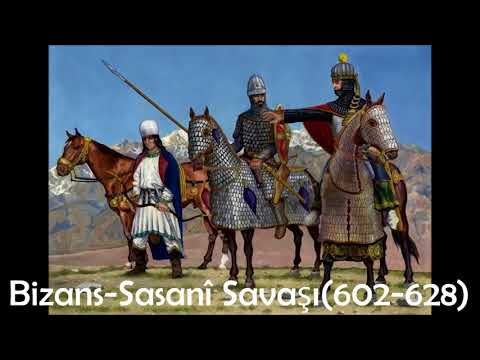Bizans-Sasanî Savaşı (602-628) -Harita Üzerinden- Byzantine-Sasanian War 602-628
