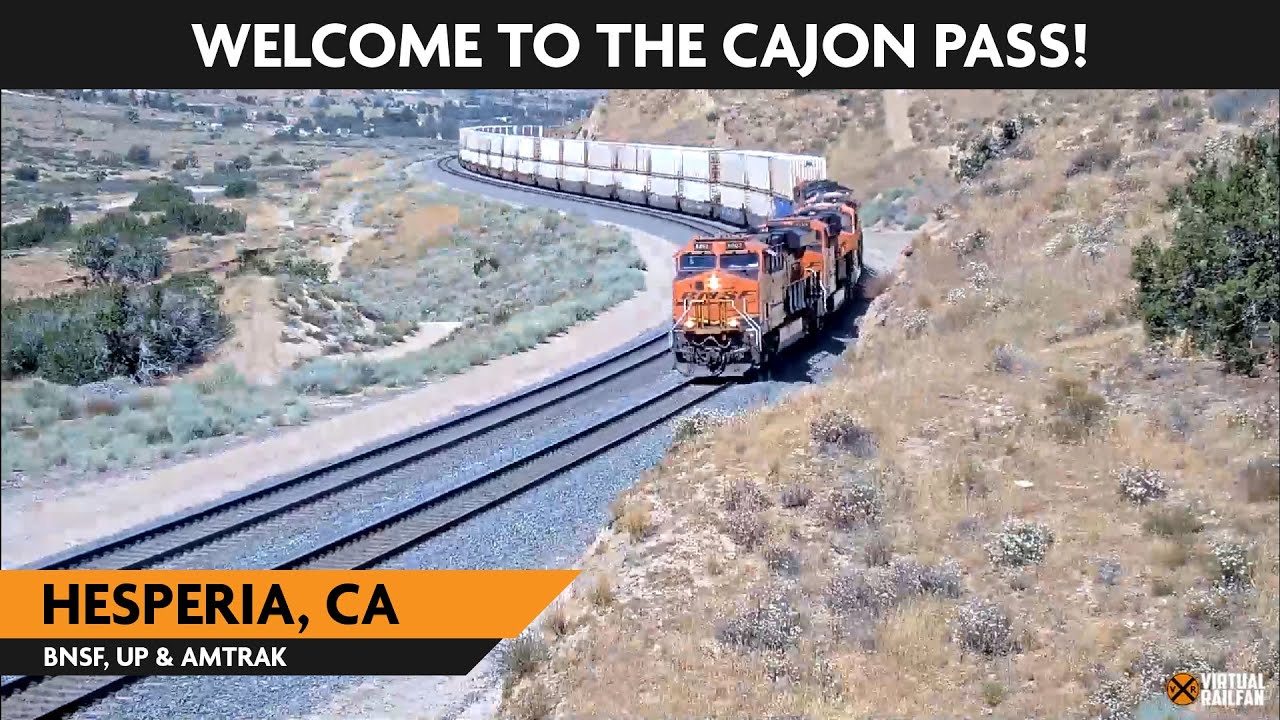 LIVE RAILCAM: Hesperia/Cajon Pass (West), California, USA | Virtual ...
