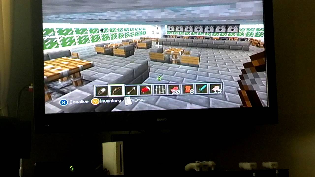 Awesome restaurant on xbox minecraft - YouTube