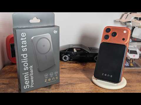 Zens semi solid state powerbank 5,000mAh review #zens #powerbank