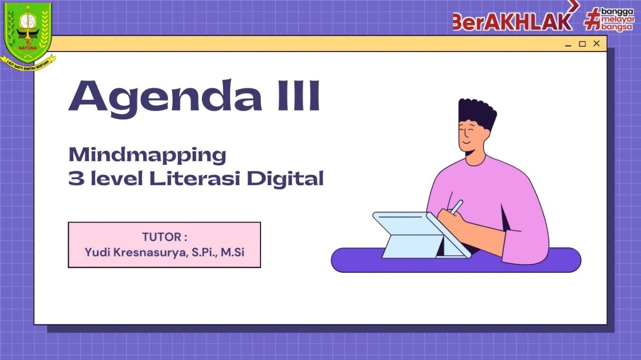 MIND MAPPING 3 LEVEL LITERASI DIGITAL TUTOR YUDI KRESNASURYA, S.Pi,. M ...
