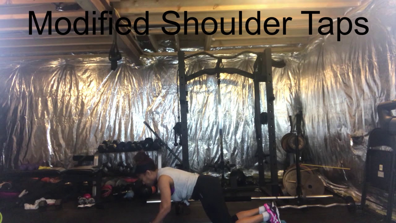 Modified shoulder taps - YouTube
