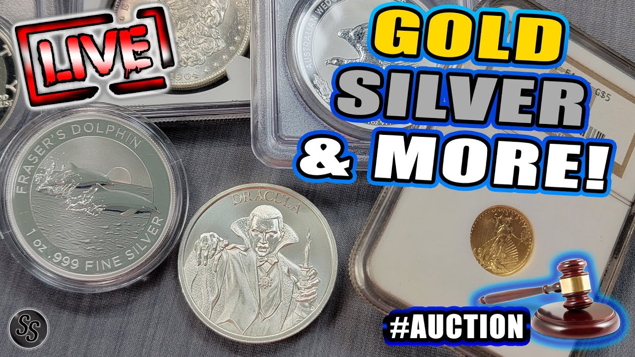 🔨 Silver, Gold & More! - Saturday Night LIVE Auction! - YouTube