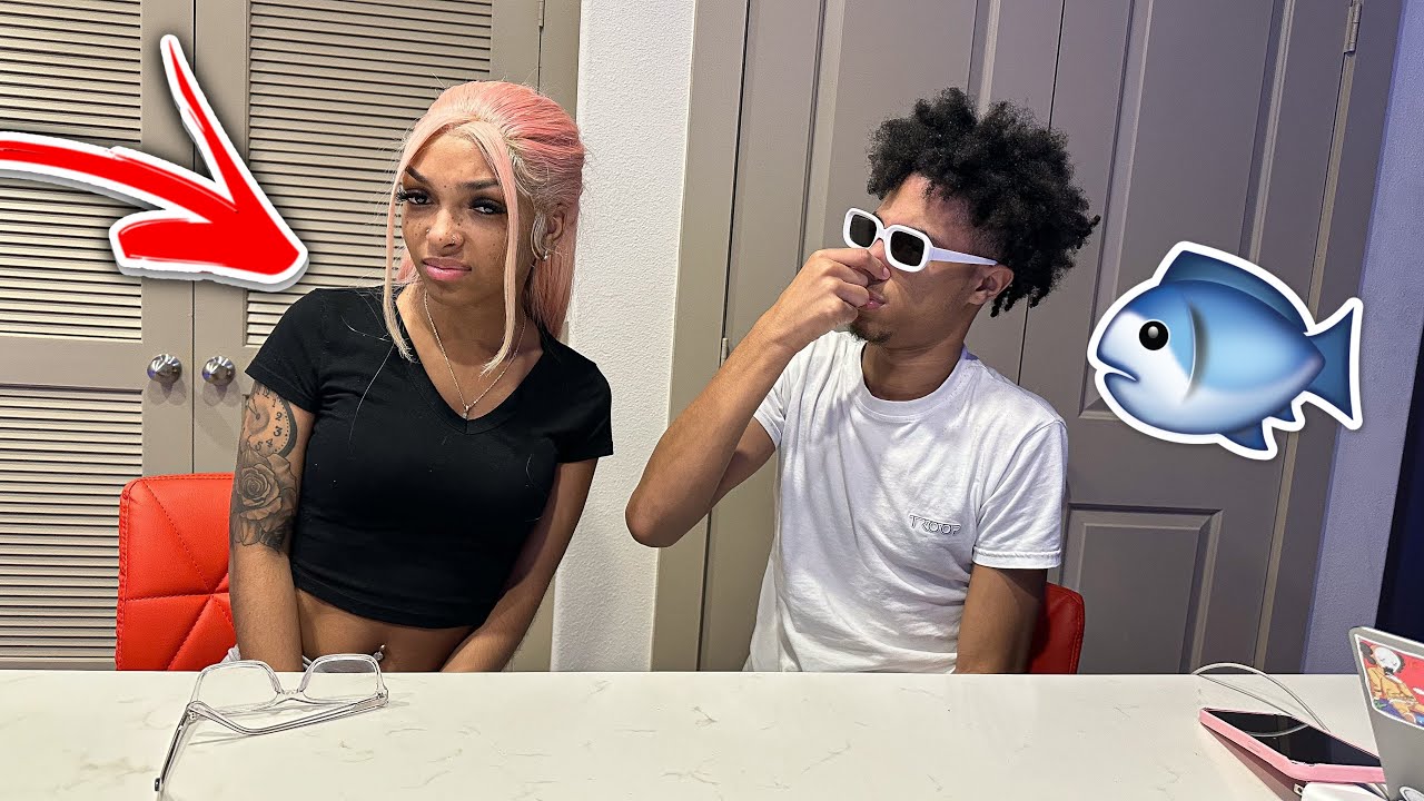 TELLING BENÉT SHE SMELL LIKE FISH PRANK🤢🐟... *SHE CRIED* - YouTube