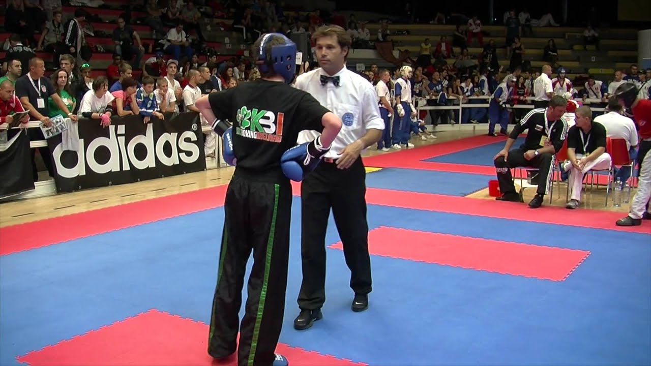James Duffy v Dimitar Vasilev Junior WAKO Worlds 2012 - YouTube