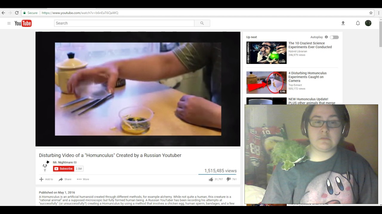 Reaction to Disturbing Video of a "Homunculus" Created by a Russian ...