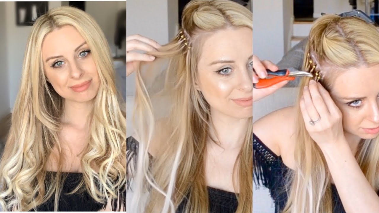 HAIR EXTENSIONS: I-Link Micro Ring Extensions! - YouTube