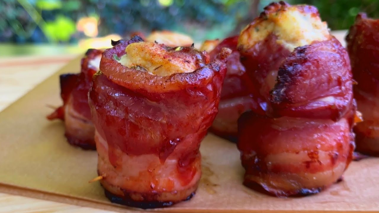 Pig Shots on the BBQ - Easy Bacon Appetizer Recipe - YouTube