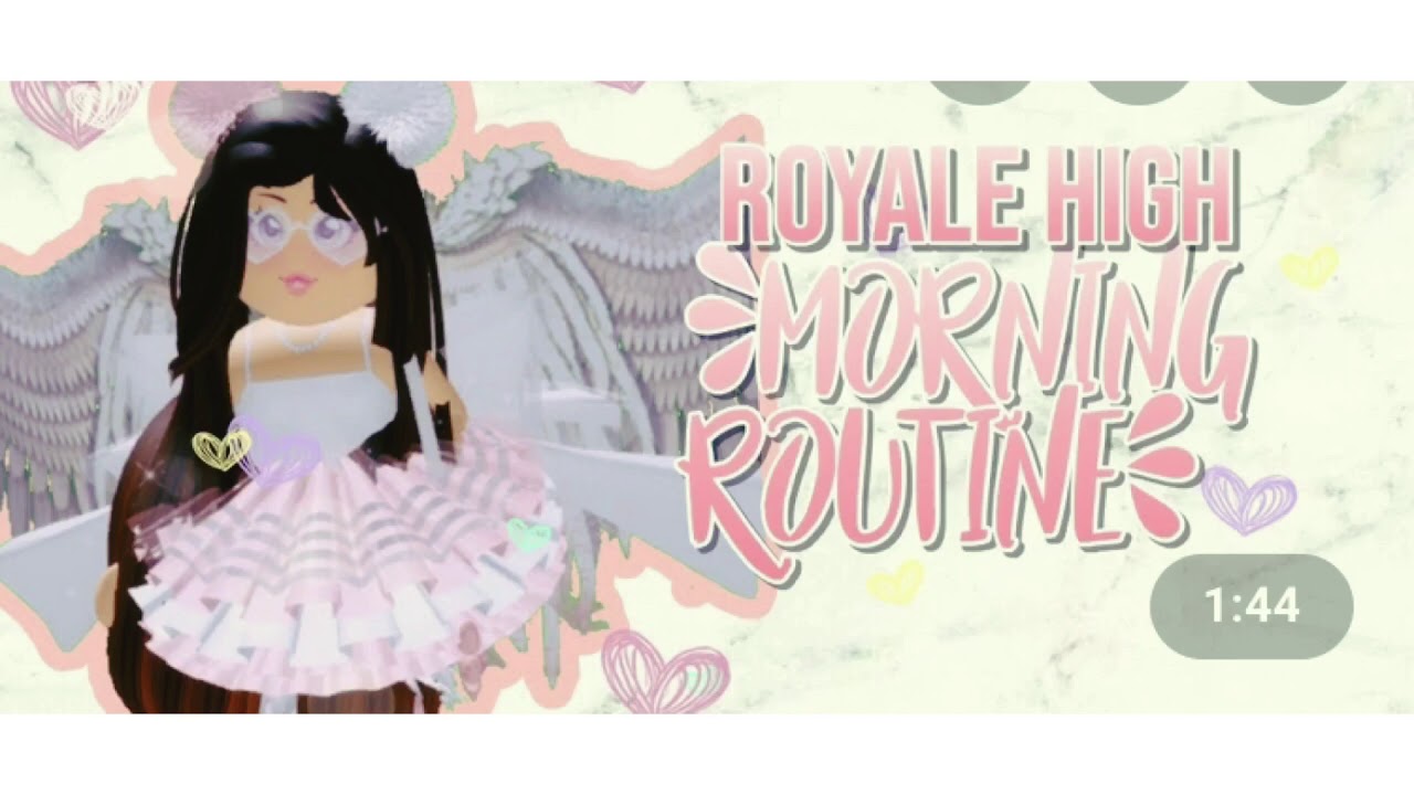 My royale high morning routine // Roblox Royale High - YouTube