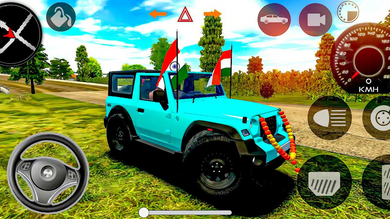 Dollar (Song) Modified Mahindra Cyan Thar👿 || Indian Cars Simulator 3D ...