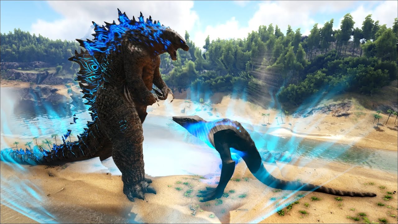 Godzilla Vs Skull Crawler ! Who is stronger? Ark dino battle 2022 - YouTube
